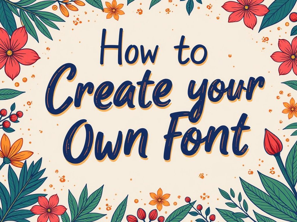 Tutorial | How To Create Your Own Font